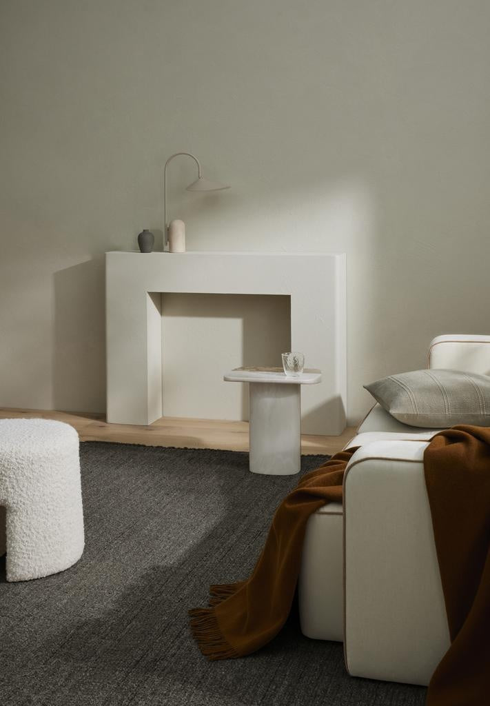 Dark Brown Wool Blend Floor Rug - Puglia Pigeon by Weave– Ink & Brayer ...