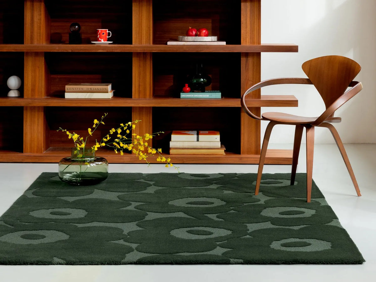 Marimekko Unikko Beige Designer Floor Rug | Free Shipping NZ Wide– Ink ...