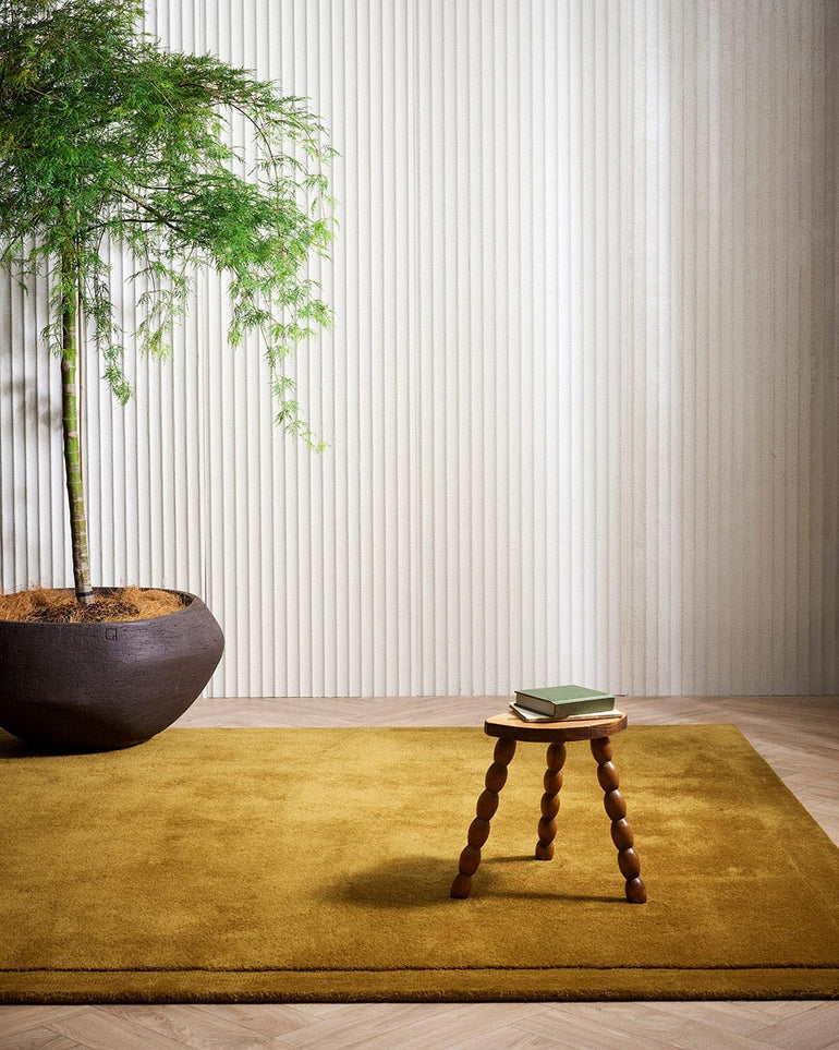 Baya Norfolk Floor Rug - Brass | Premium NZ Wool– Ink & Brayer New Zealand