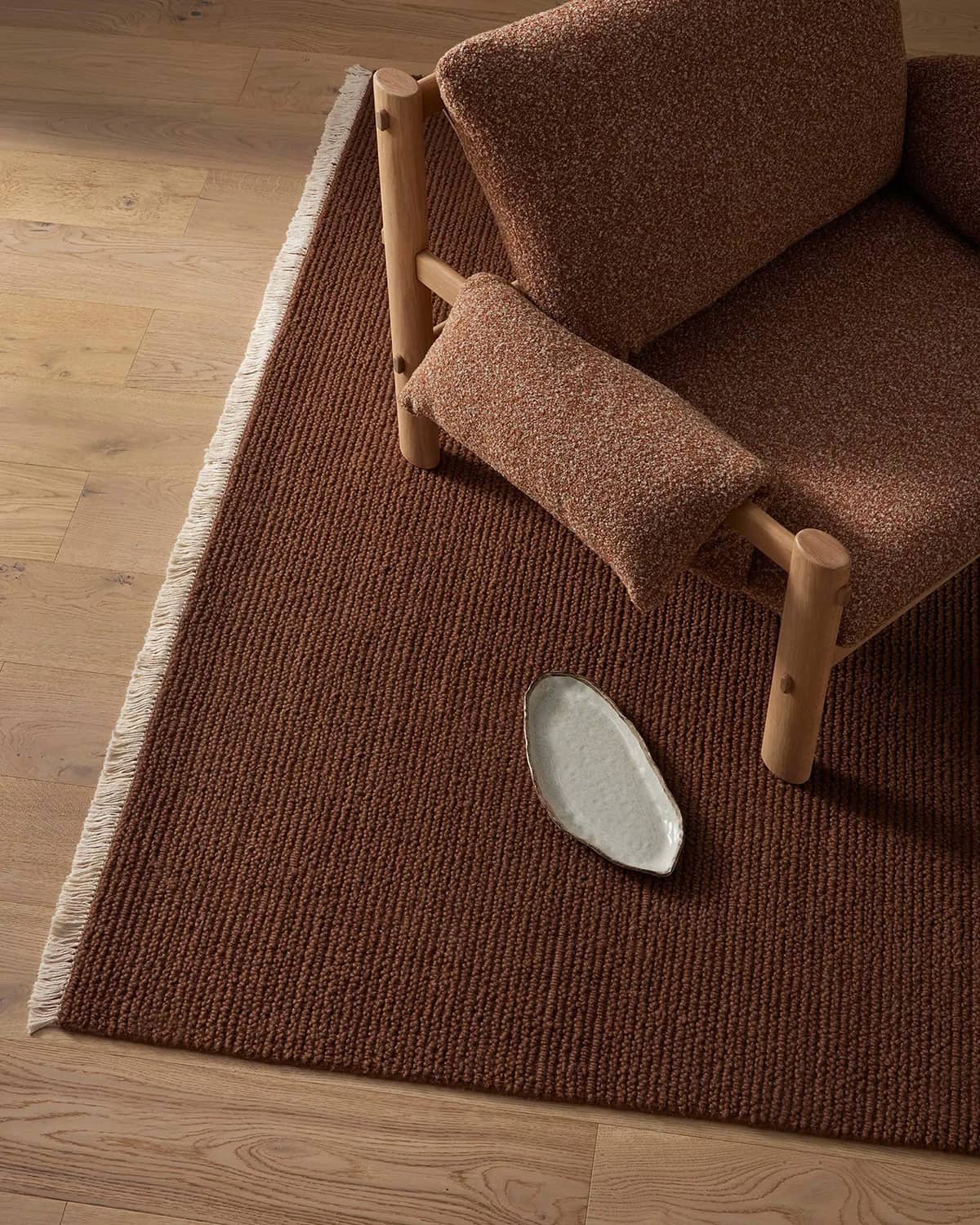 Weave Fabien 100% Wool Floor Rug - Bark - Weave Home– Ink & Brayer New ...