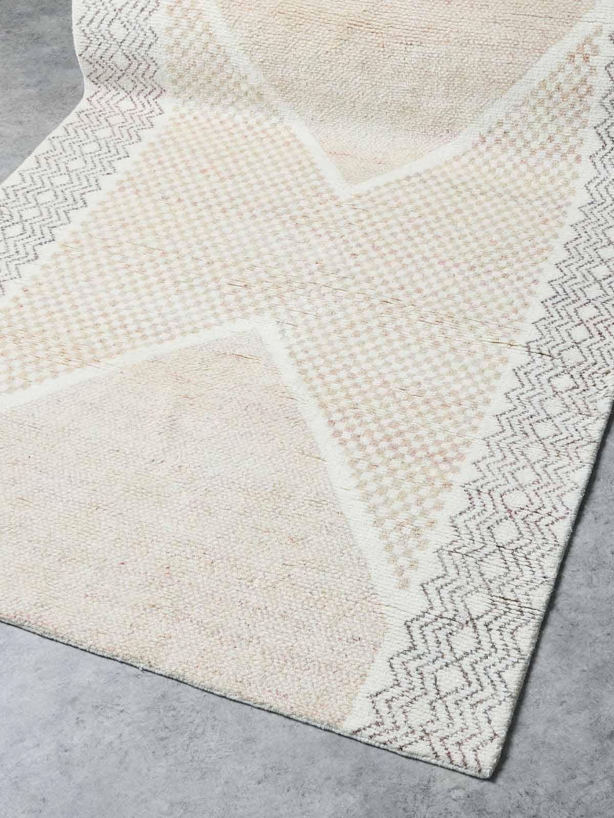 Tribe Home Marisa - Salt | 100% NZ Wool Floor Rug– Ink & Brayer New Zealand