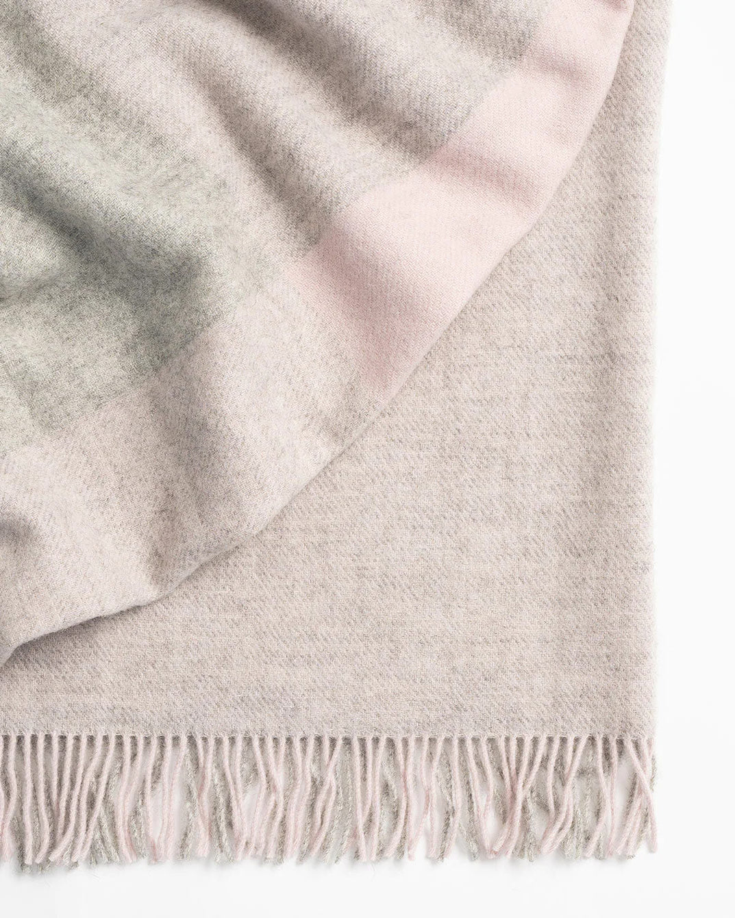 Weave Home Riverton Throw - Blush | 100% Wool | Large Size– Ink & Brayer