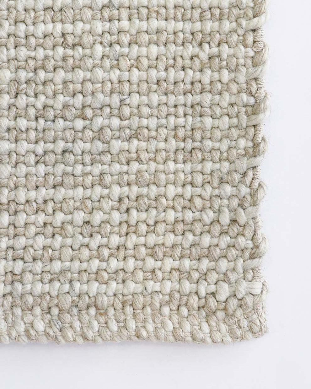 Baya Kansas Handwoven Textured Rug - Oat/Natural– Ink & Brayer