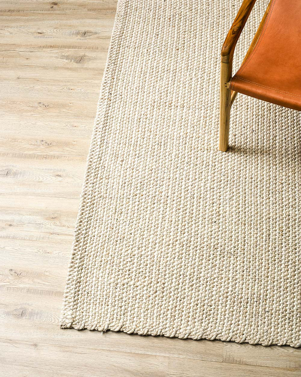 Baya Kansas Handwoven Textured Rug - Oat/Natural– Ink & Brayer